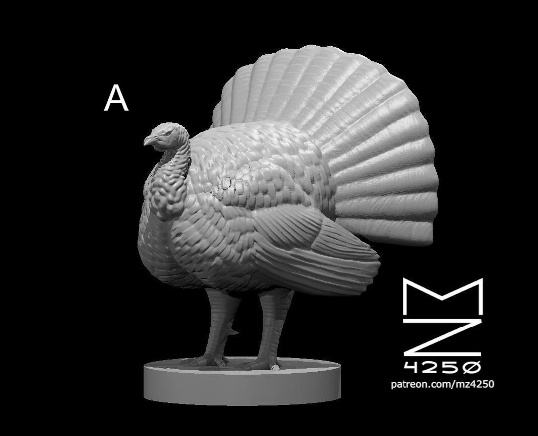 Turkey Miniature - Mz4250 D&D 5e Dungeons and Dragons Fantasy RPG ...