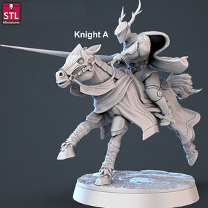 Jousting Set by STL Miniatures - RPG Wargames Tabletop Gaming - Minis ...