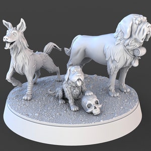 Farm Animals Set by STL Miniatures - RPG Wargames Tabletop Gaming Minis ...