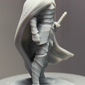 Male Elf Paladin Miniature - Mz4250 - Fighter Swordsman Knight D&D ...