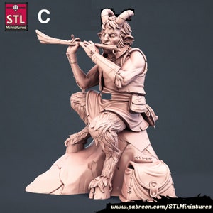 Satyrs Set by STL Miniatures - RPG Wargames Tabletop Gaming - Minis ...