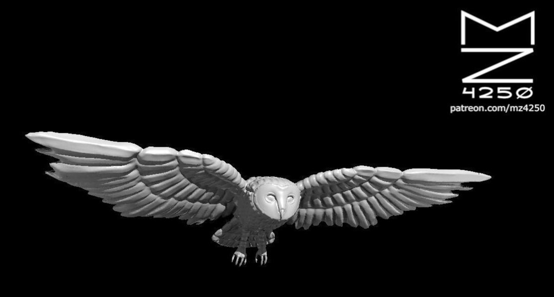 Clockwork Owl Mini - Mz4250 - D&D Pathfinder Fantasy RPG Tabletop ...