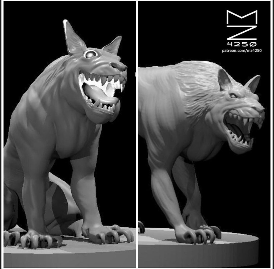 Hell Hound / Puppy Mini Mz4250 D&D Pathfinder Fantasy RPG Tabletop ...