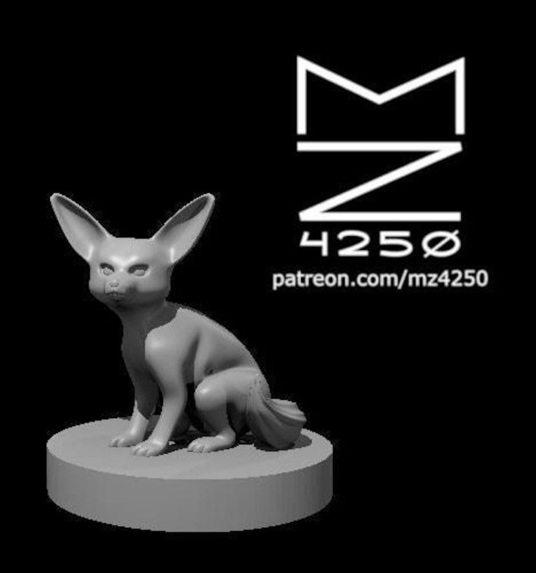 Fennec Fox Mini - Mz4250 - D&D Dungeons and Dragons Fantasy RPG ...