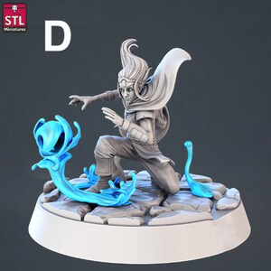 Genasi Character Set by STL Miniatures - RPG Wargames Tabletop Gaming ...