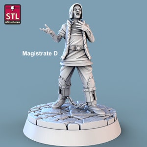 Magistrate Set - STL Miniatures - Dnd RPG Wargames Tabletop Fantasy ...