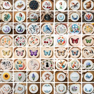 WHOLE SHOP BUNDLE Hand Embroidery Pattern Collection Embroidery Pattern ...