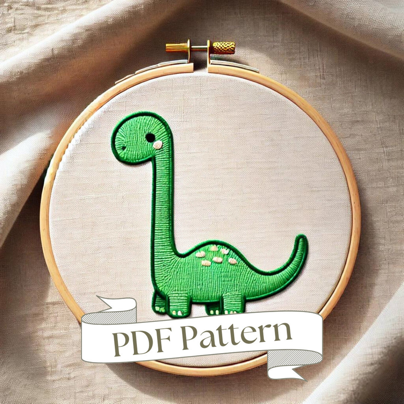Dinosaur Embroidery Pattern: Kids Room Decor (PDF Pattern) - Etsy