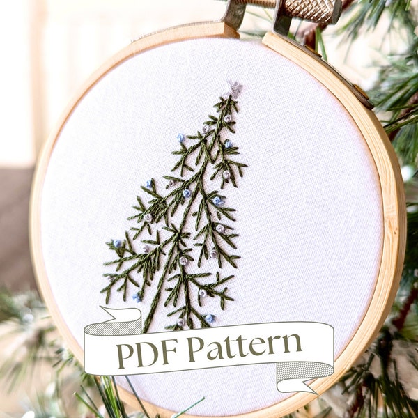 Christmas Embroidery Pattern - Etsy