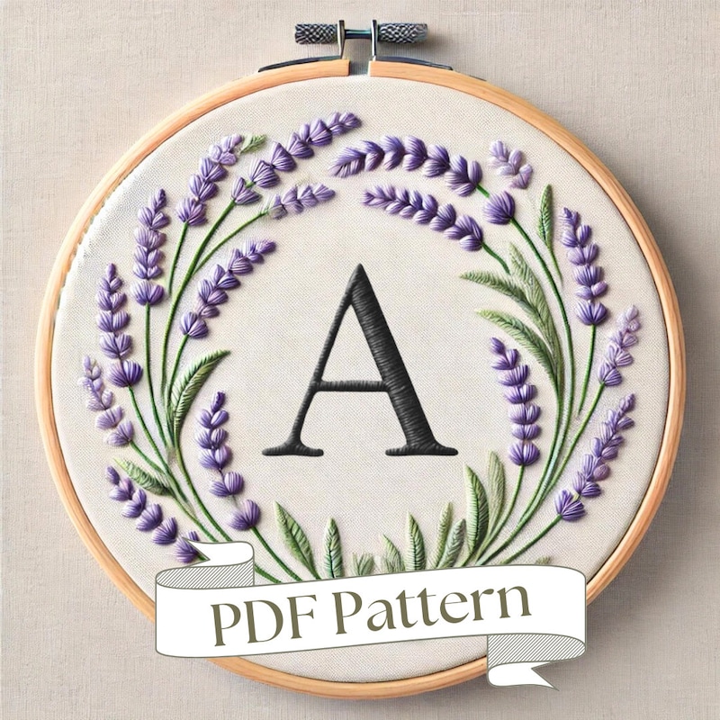 Hand Embroidery Letters - Etsy