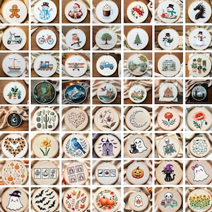 WHOLE SHOP BUNDLE Hand Embroidery Pattern Collection Embroidery Pattern ...