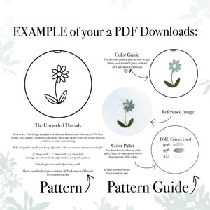 PDF Pattern Easy Beginner Flower Pattern PDF | Etsy