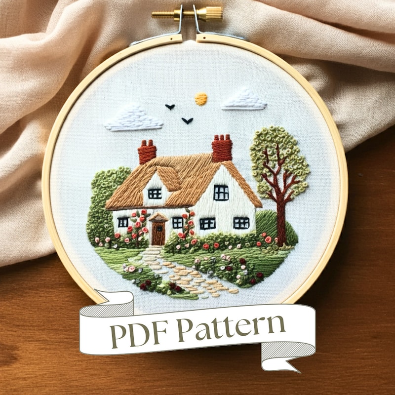 Cottage Embroidery - Etsy