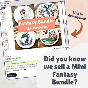 Dragon Hand Embroidery Pattern Fantasy Embroidery Pattern Mythical ...