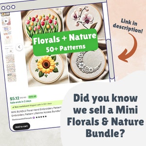 Snapdragon Embroidery Pattern: Easy Floral DIY (PDF Pattern) - Etsy