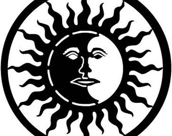 Sun Dxf File - Etsy UK