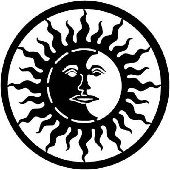 Round Flaming Sun DXF File Plasma Laser Cutting Artwork - Etsy