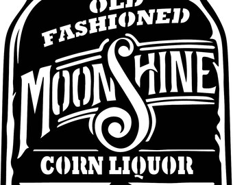 Moonshine Bottle - Etsy