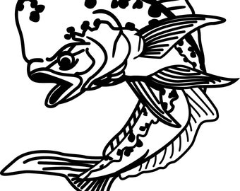 Salt Water Fish Dxf | Etsy