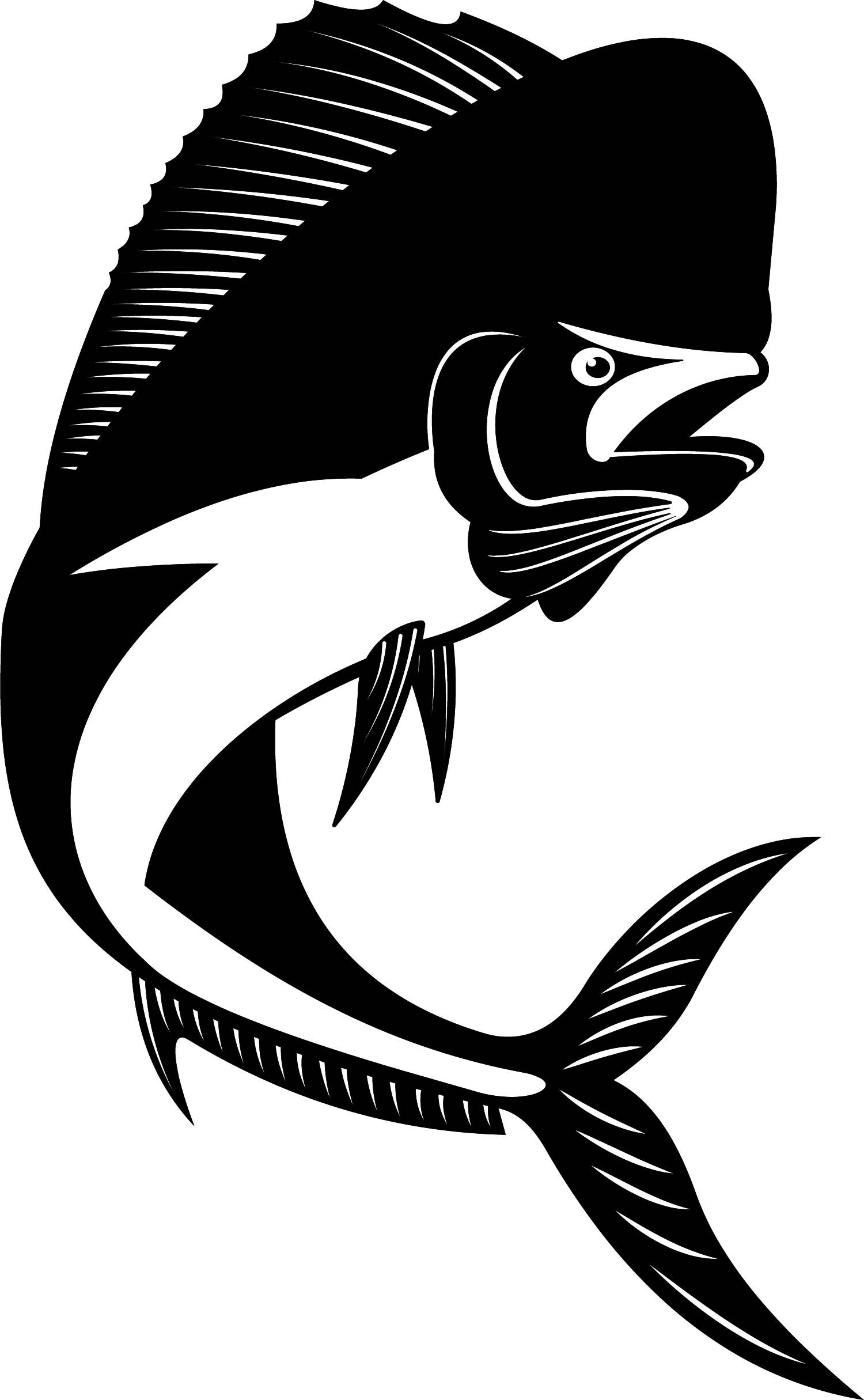 Mahi Saltwater Fish DXF File Plasma Laser Cutting Artwork - Etsy