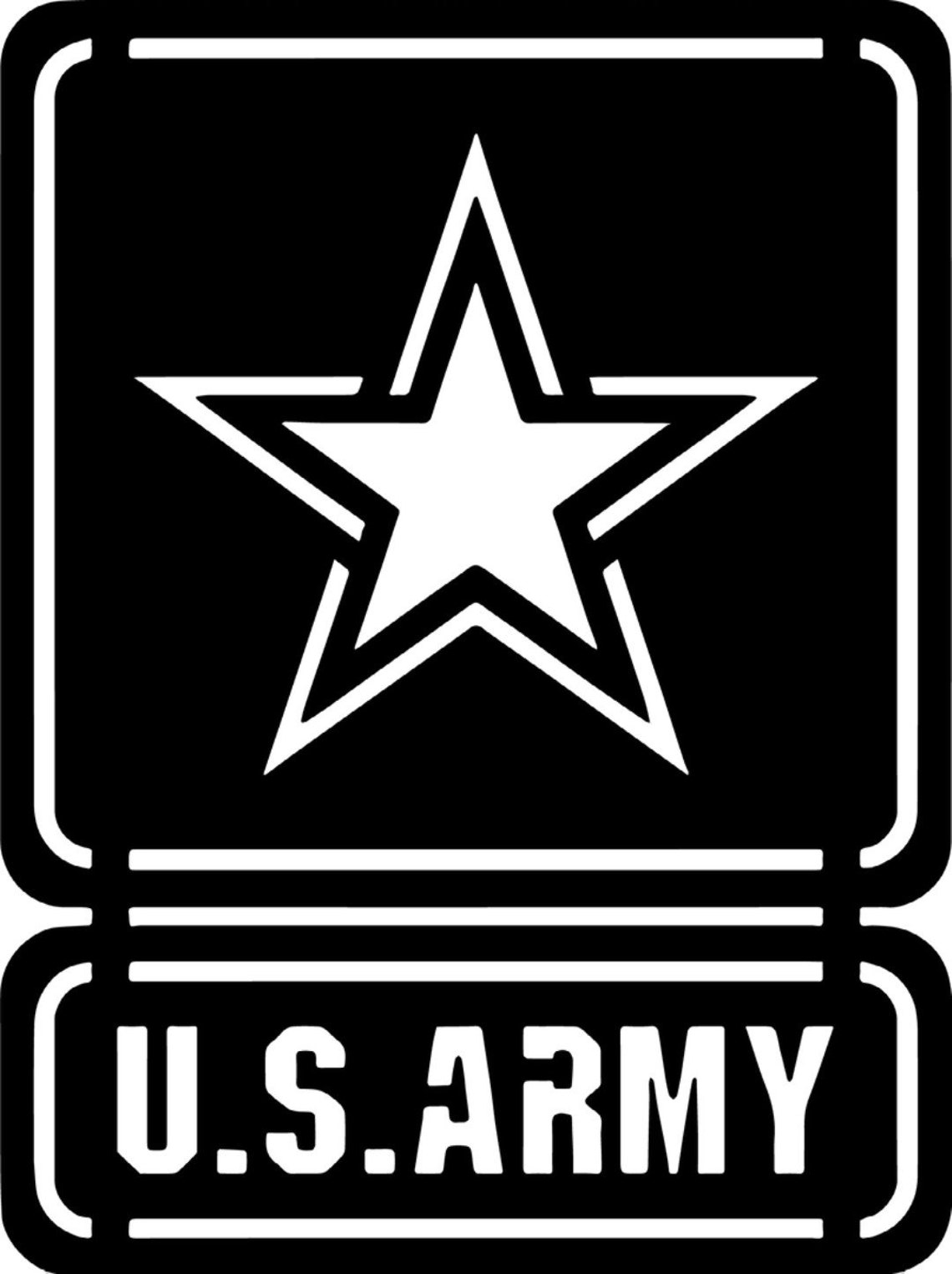 US Army DXF File Plasma Laser Cutting Artwork | Etsy