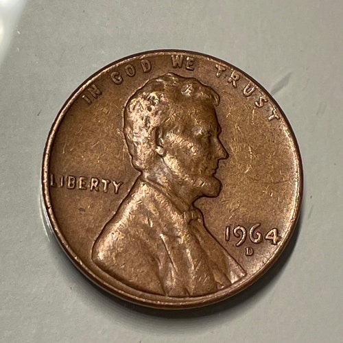 1964 D Penny Error L on the Edge - Etsy