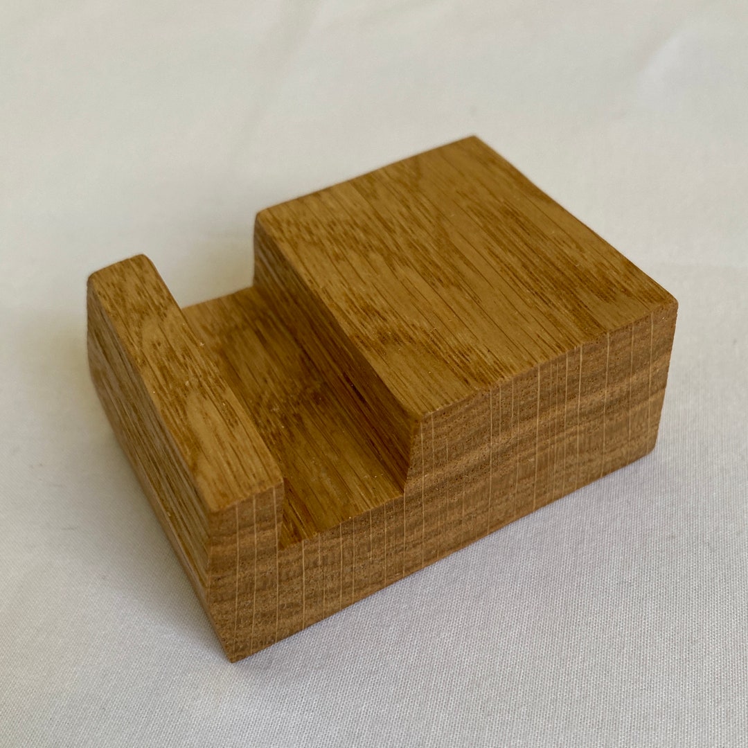 Phone Stands - Solid Oak - Etsy