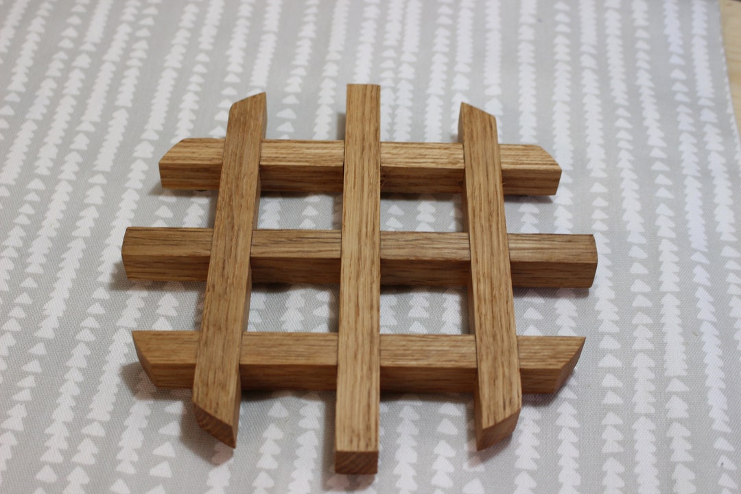 Oak Trivet Pot Stand - Etsy