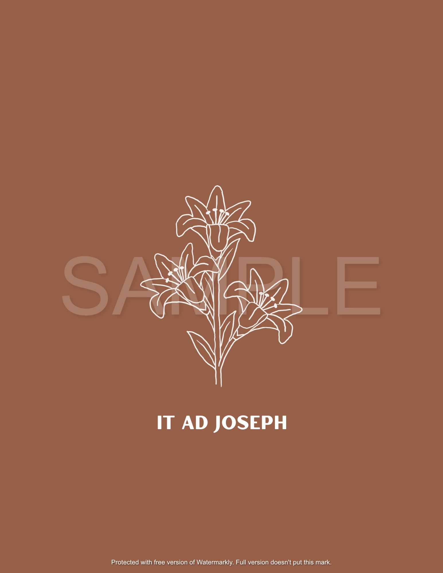 Ite Ad Joseph Print - Etsy