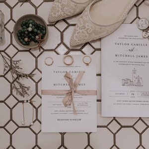 Catholic Wedding Invitation and Program Template - Etsy