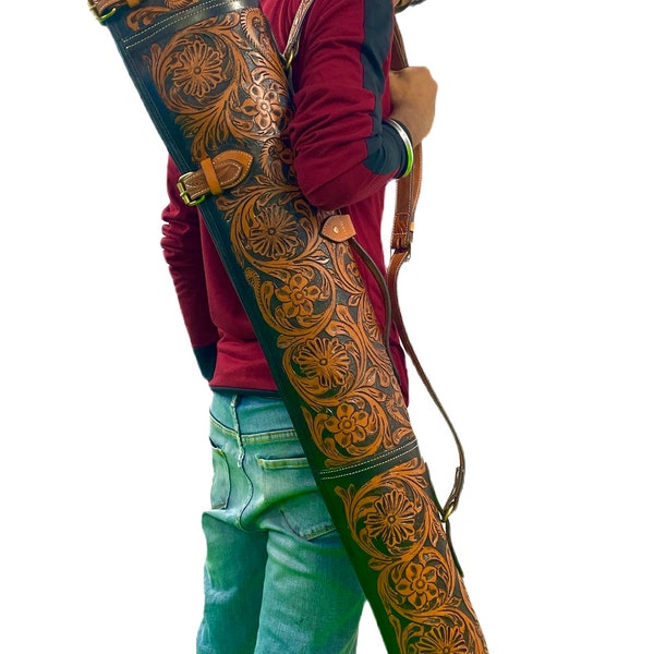 Leather Rifle Sling - Etsy