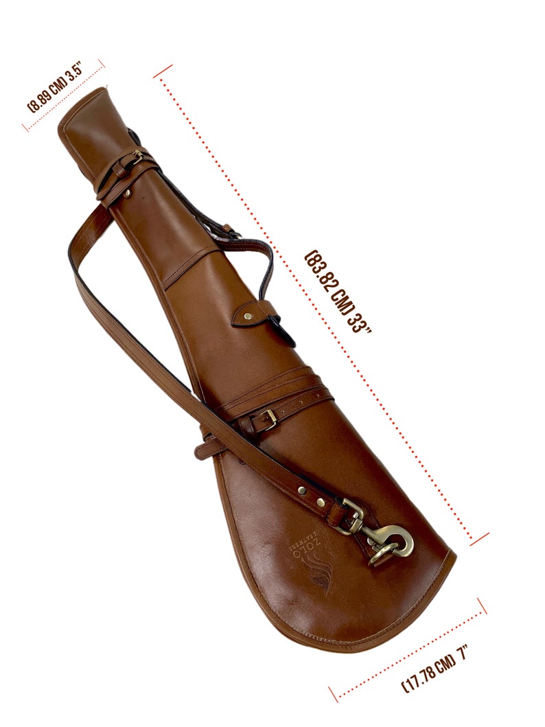 The Defender 33 Full-Grain Leather Rifle Scabbard Vintage Rustic Design ...