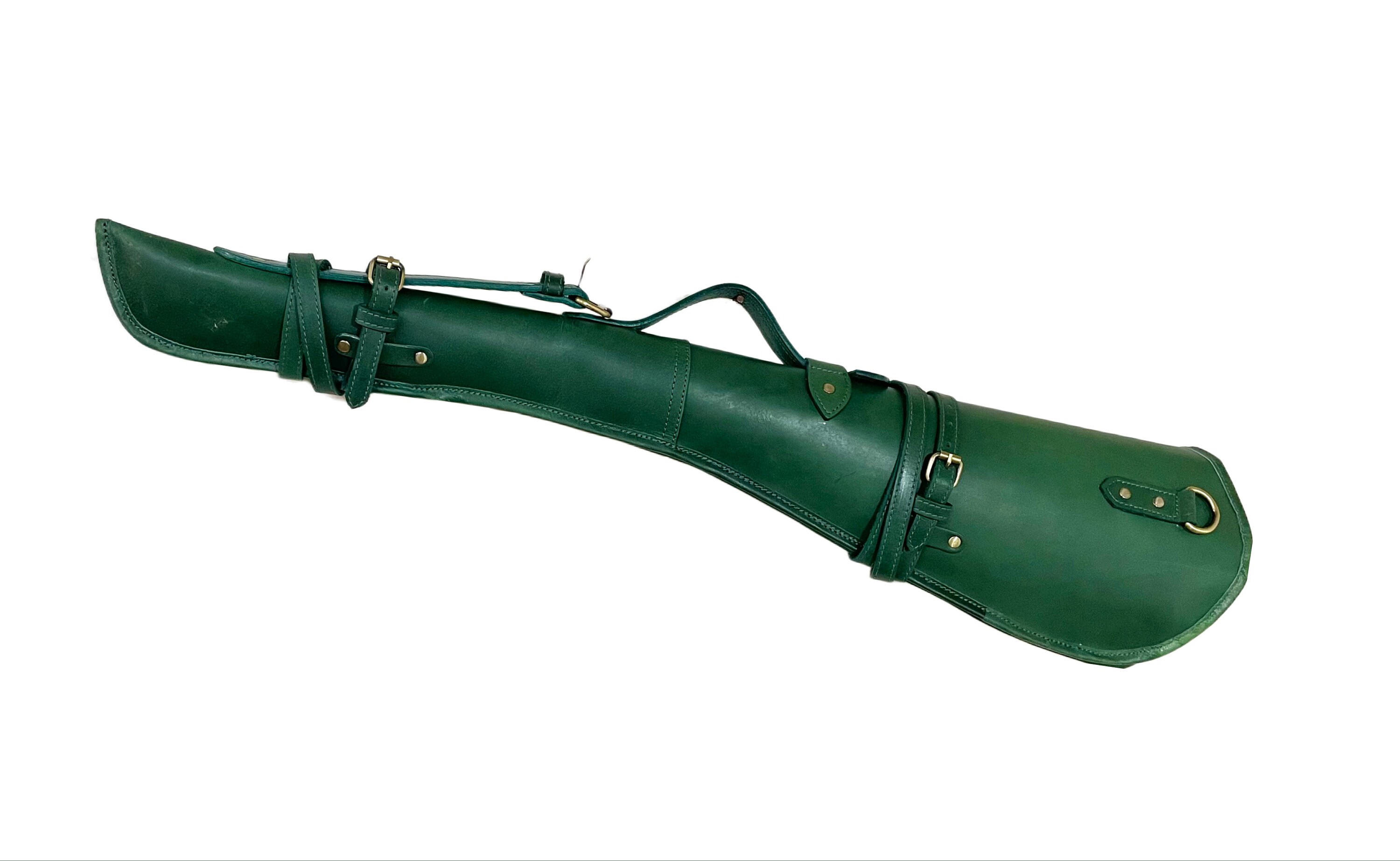 33 Inch Green Leather Rifle Scabbard Gun Case for Shotguns, Rifle Cover ...