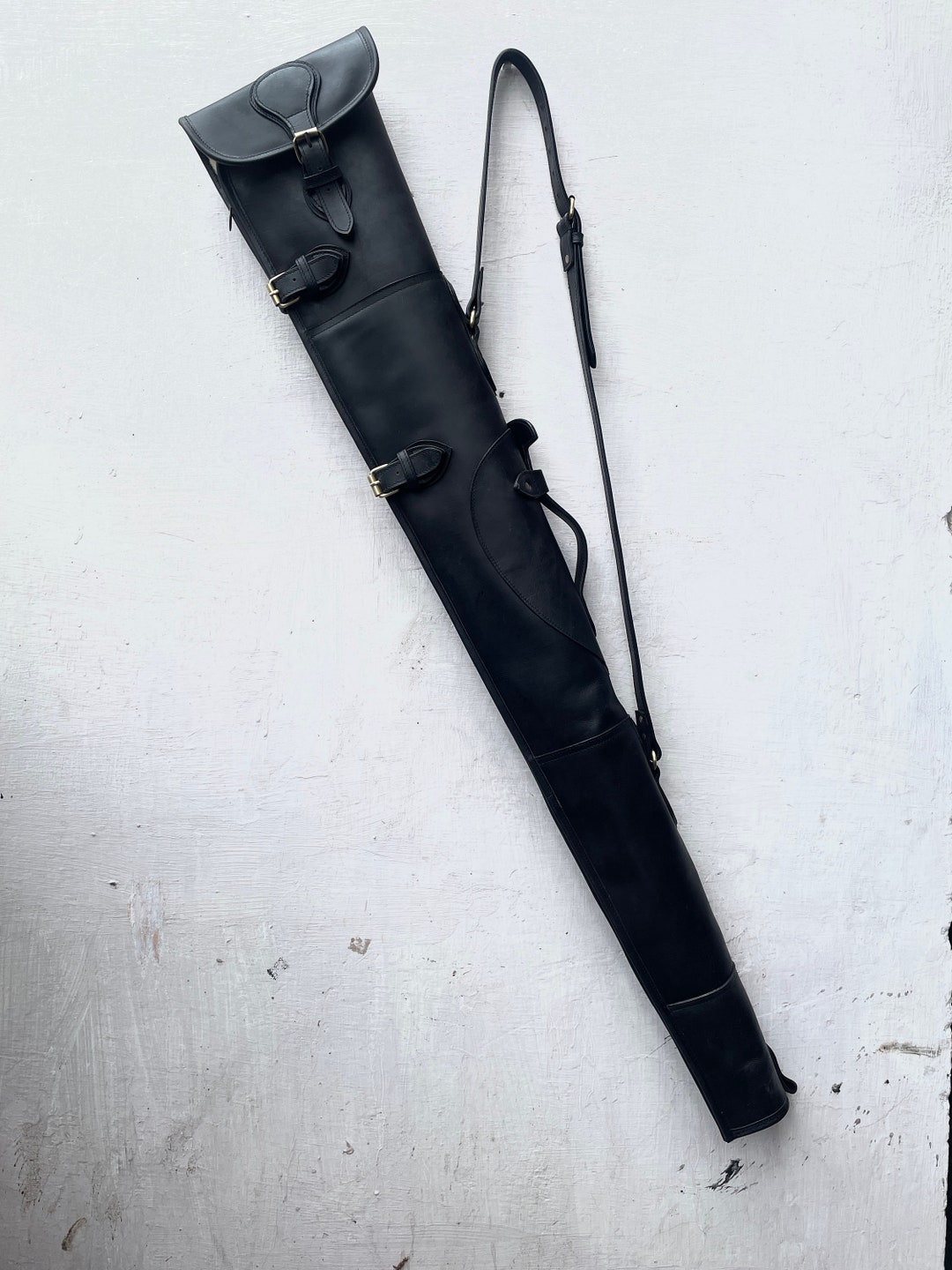 50 Leather Rifle Scabbard With Versatile Strap for Lever Action Carbine ...