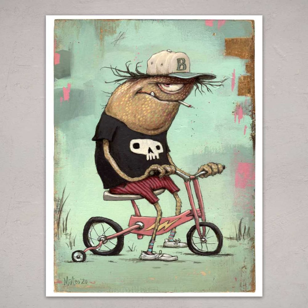 Monster Picture A3 Monsters Posters Monster Art Print Monster Mural ...