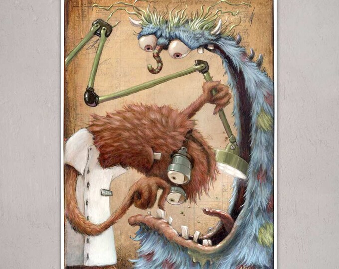 Monsters in Therapy Iain Burke - Etsy