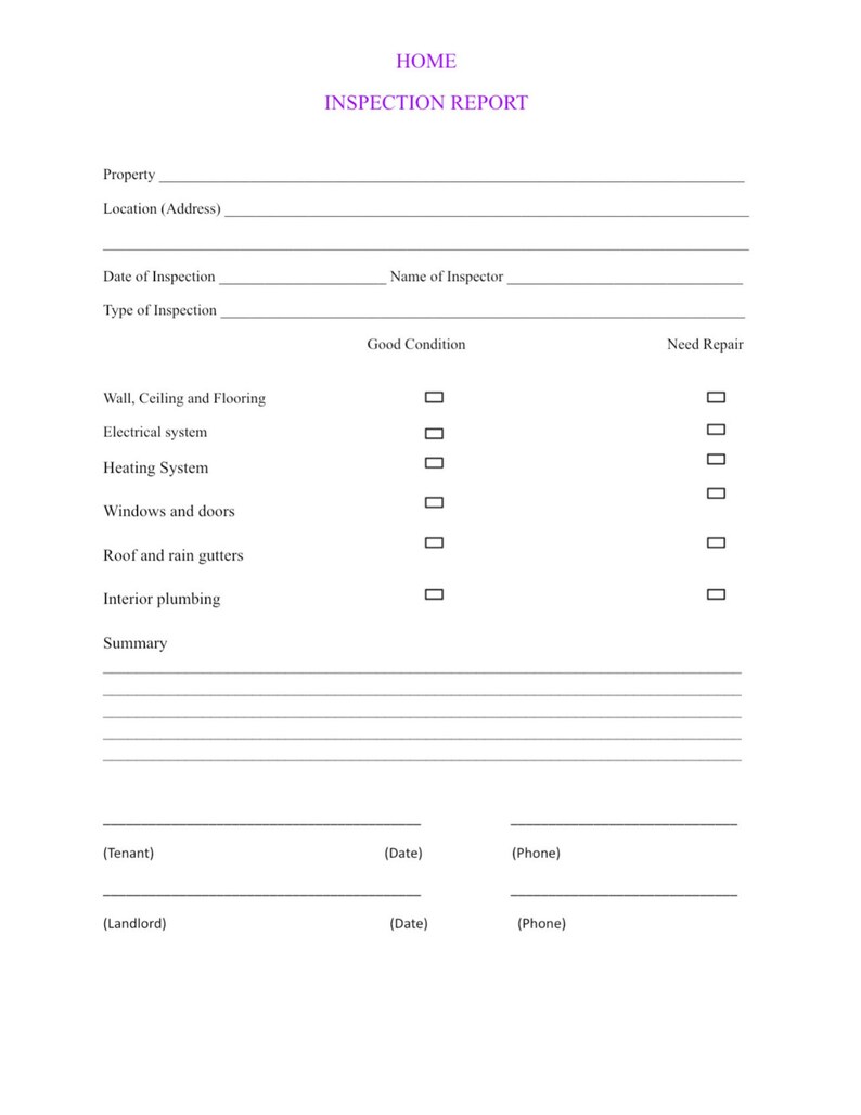 Rental Lease Agreement Residential Lease Agreement, Home Inspection ...