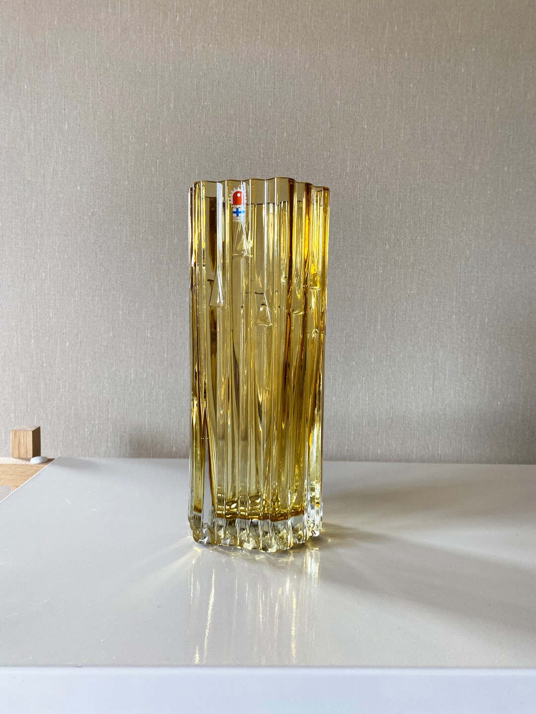 Amazing Tall Brutalist Vase From Muurla Finland - Etsy