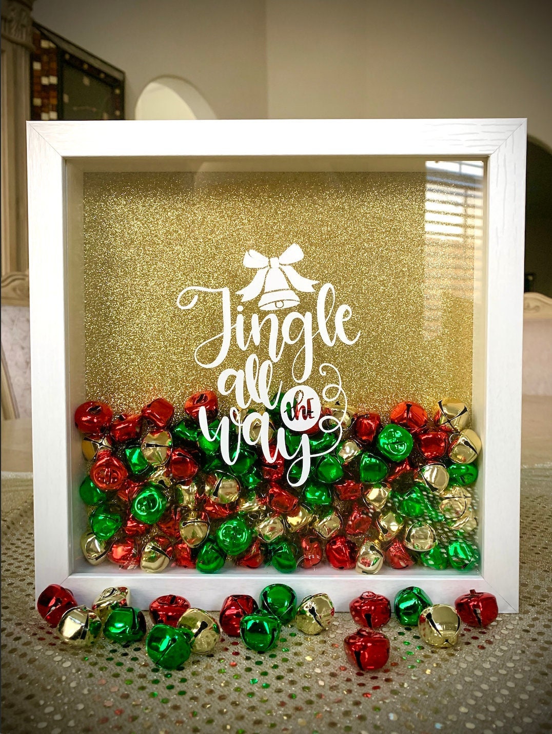 Hand-decorated Christmas Shadow Box - Etsy