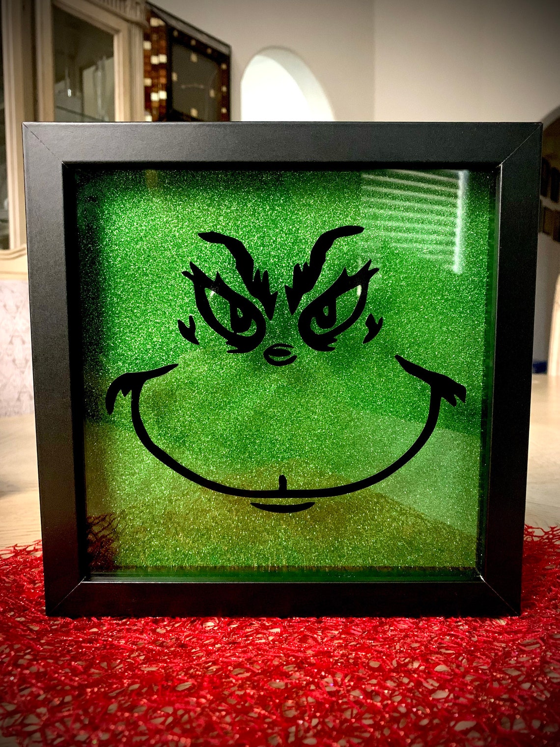 Hand-decorated Christmas Shadow Box - Etsy