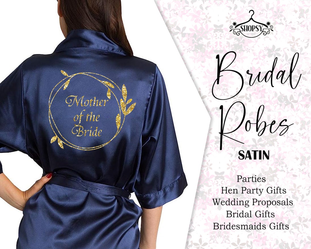 Personalized Bridal Robes Custom Wedding Robes Getting Ready Robes ...