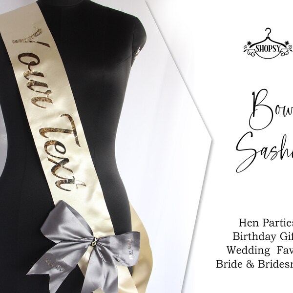 Bridal Sash - Etsy