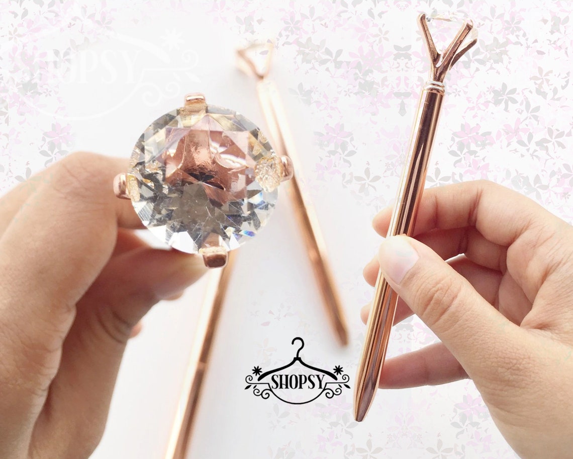 Customized Pen Diamond Pen Personalized Pens Crystal Metal - Etsy