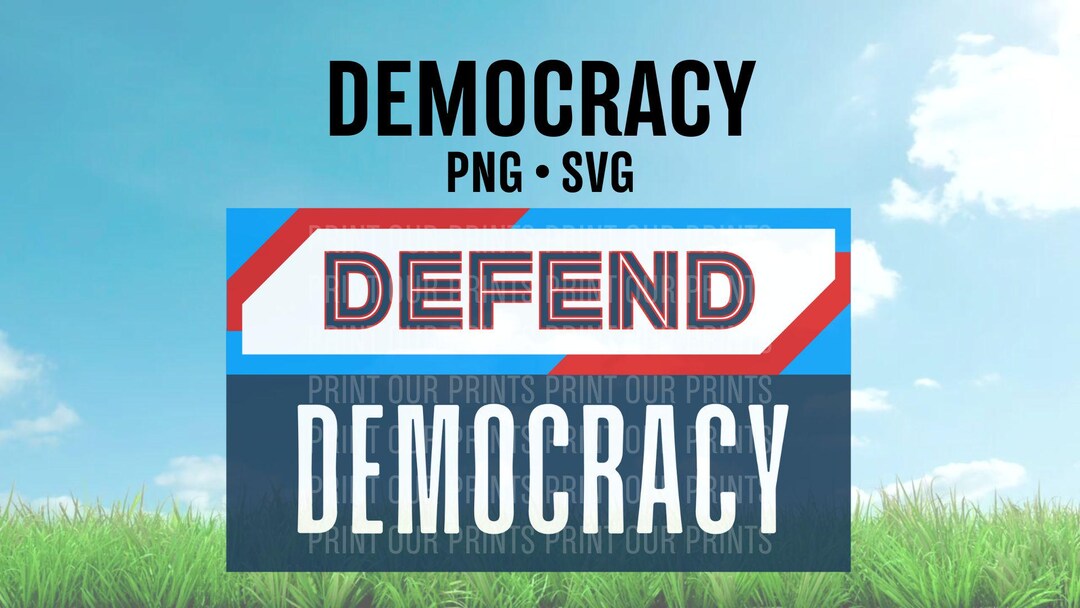 Defend Democracy PNG Hands off Protest SVG Political Activism for ...