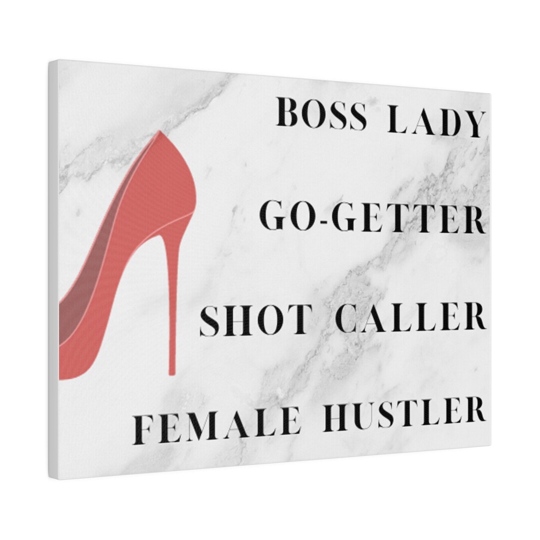 BOSS LADY CANVAS - Etsy