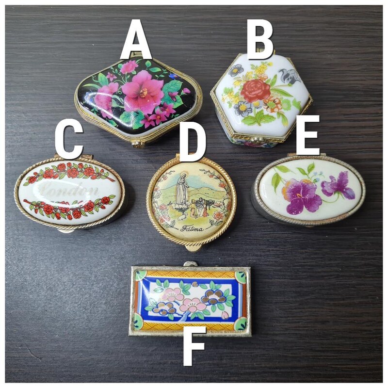 Decorative Pill Box - Etsy