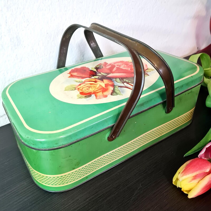 1950s Lunch Box - Etsy