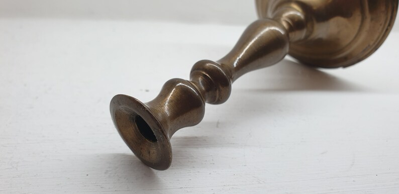 Brass Altar Candle Holder, Orthodox Thin Church Candlestick, Vintage ...