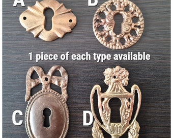 Key Hole Cover Eastlake Victorian Style Stamped Brass KEYHOLE COVER - Etsy