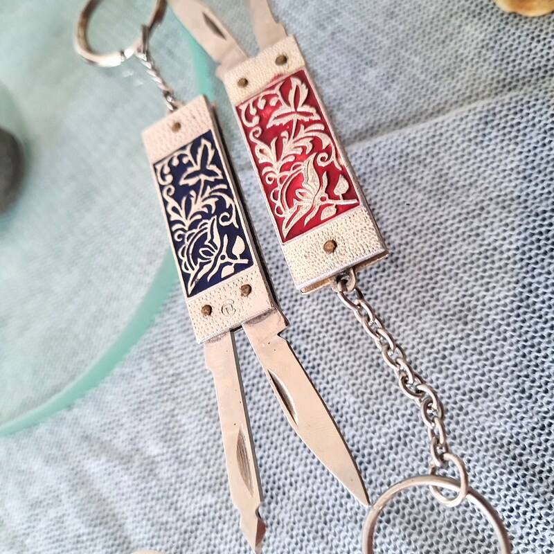 Mini Keychain Folding Knife - Etsy